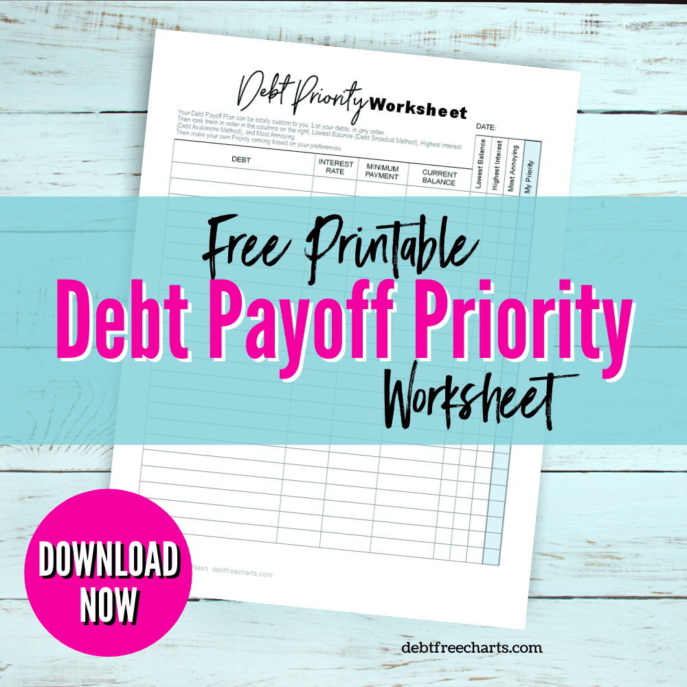 Figure Out What to Pay off First (or next) with a Debt Priority Worksh ...