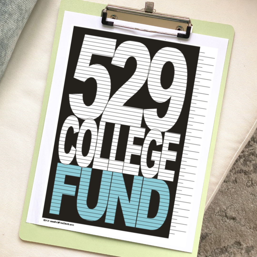 529 College Fund Tracking Chart – Debt Free Charts