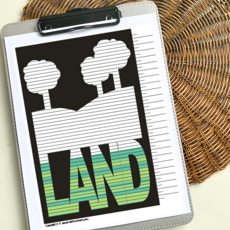 Land Savings or Loan Payoff Chart – Debt Free Charts