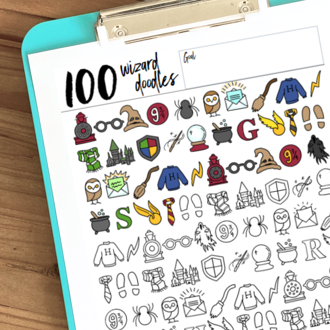 Wizard Doodles Tracking Chart – Debt Free Charts