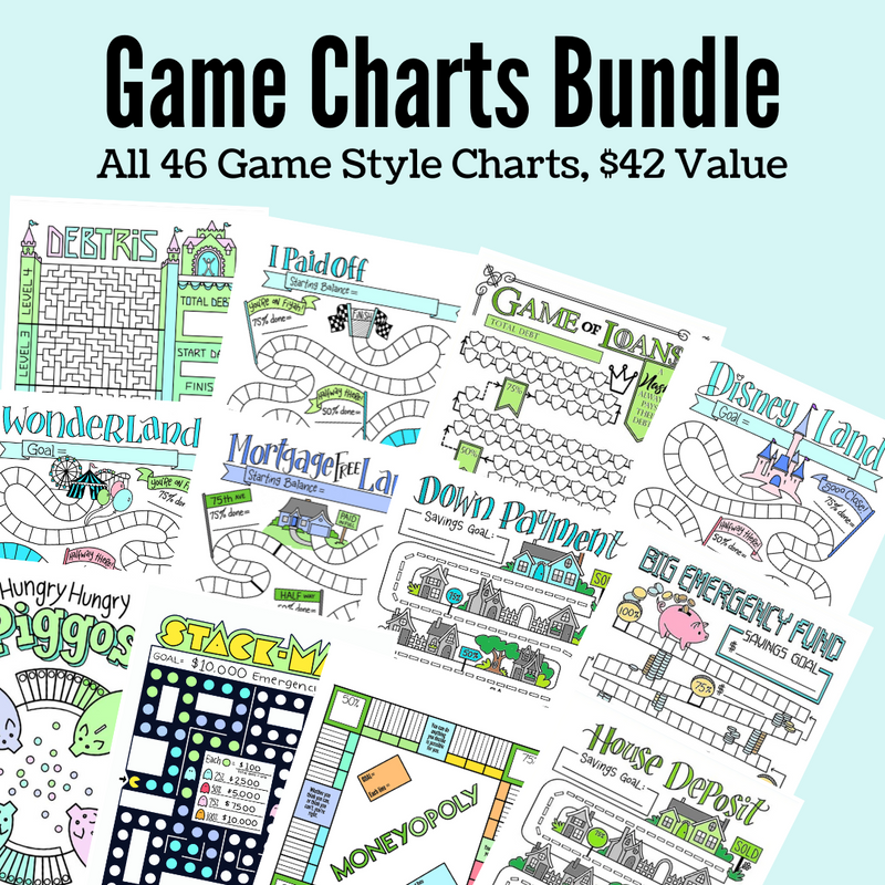 Game Charts Bundle – Debt Free Charts