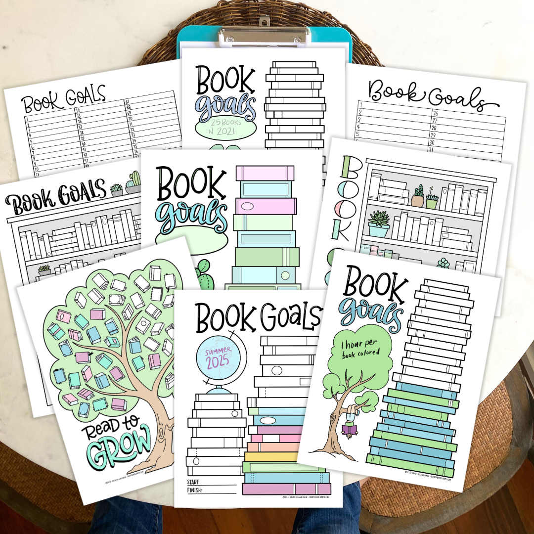 Book Goals - Reading Tracker Set – Debt Free Charts