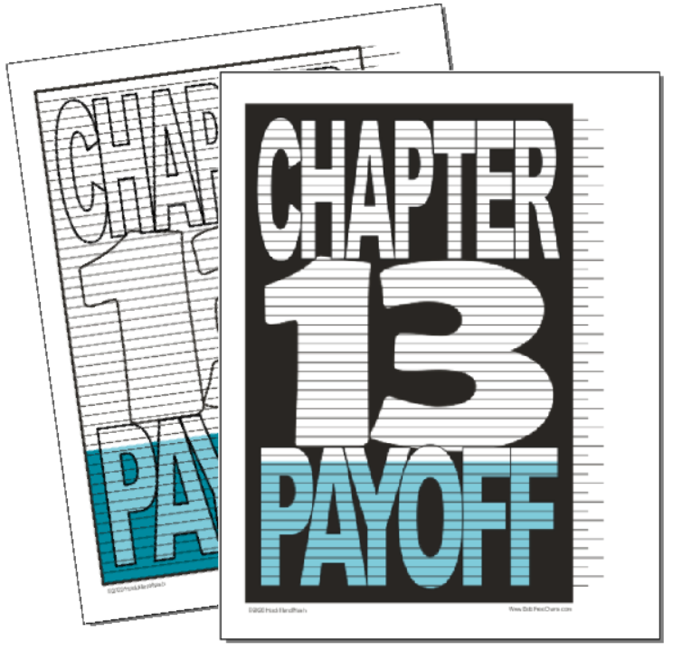 Chapter 13 Payments - Bankruptcy payoff chart – Debt Free Charts