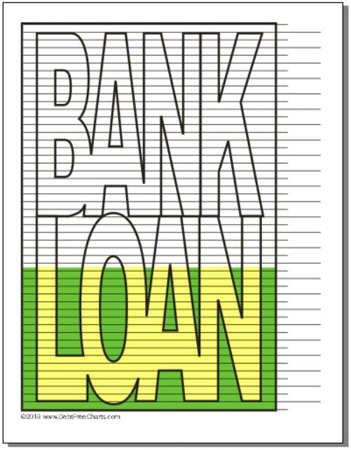 Bank Loan Tracking Chart – Debt Free Charts