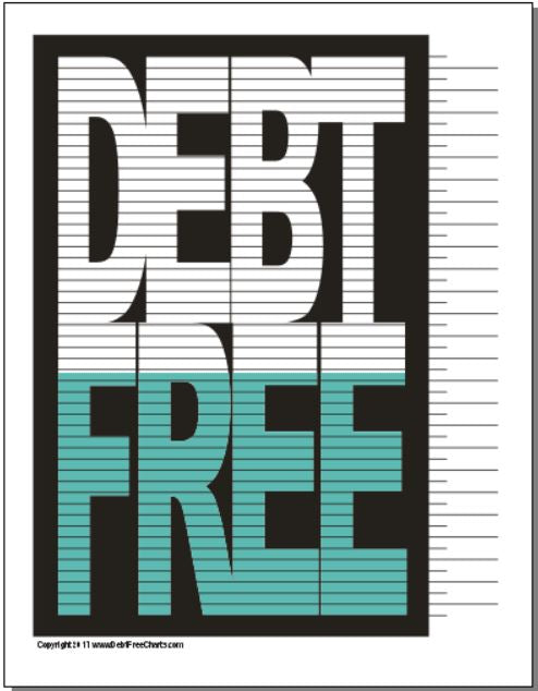 The Original Debt Free Chart – Debt Free Charts