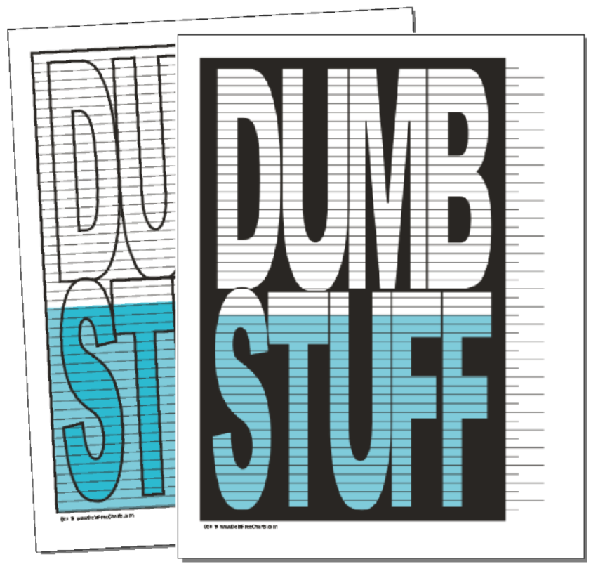 Dumb Stuff Tracking Chart – Debt Free Charts