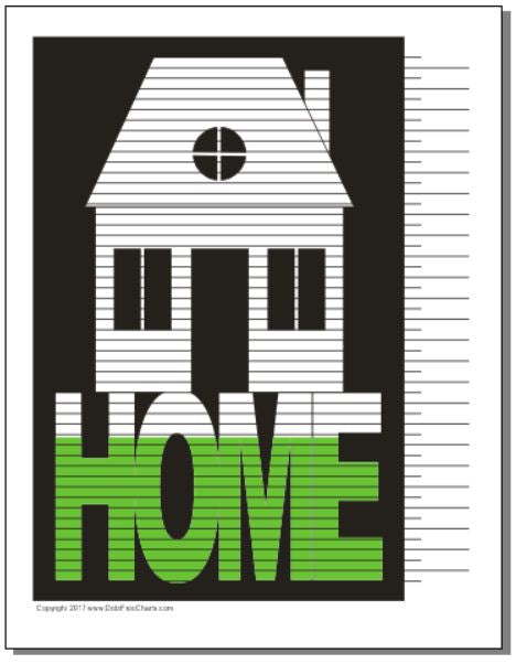 Home Savings or Payoff Chart – Debt Free Charts