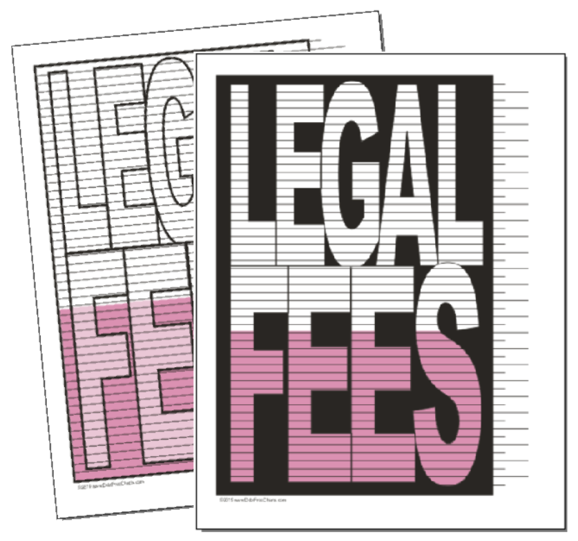Legal Fees Tracking Chart – Debt Free Charts