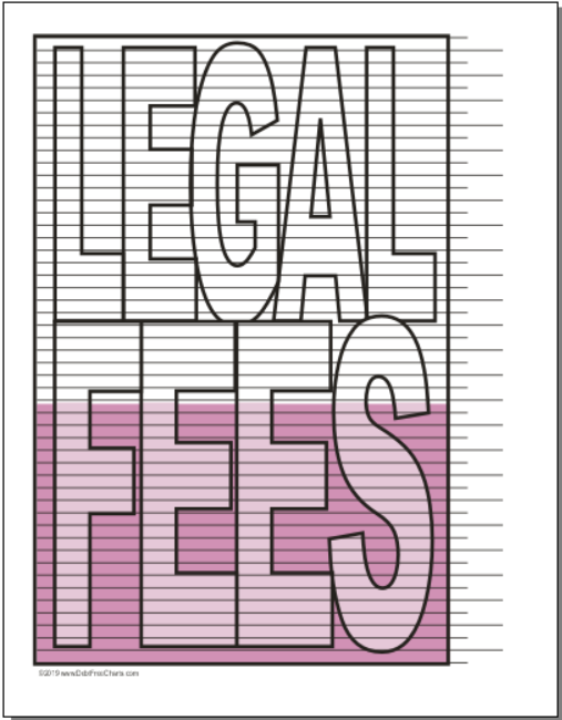 Legal Fees Tracking Chart – Debt Free Charts