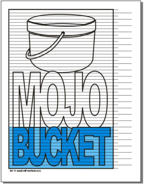 Mojo Bucket Savings Chart – Debt Free Charts