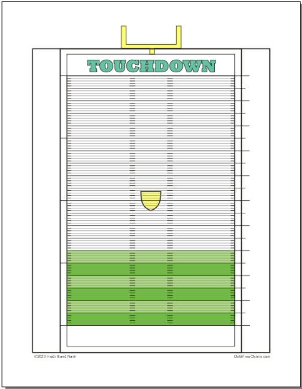 Touchdown Tracking Chart – Debt Free Charts