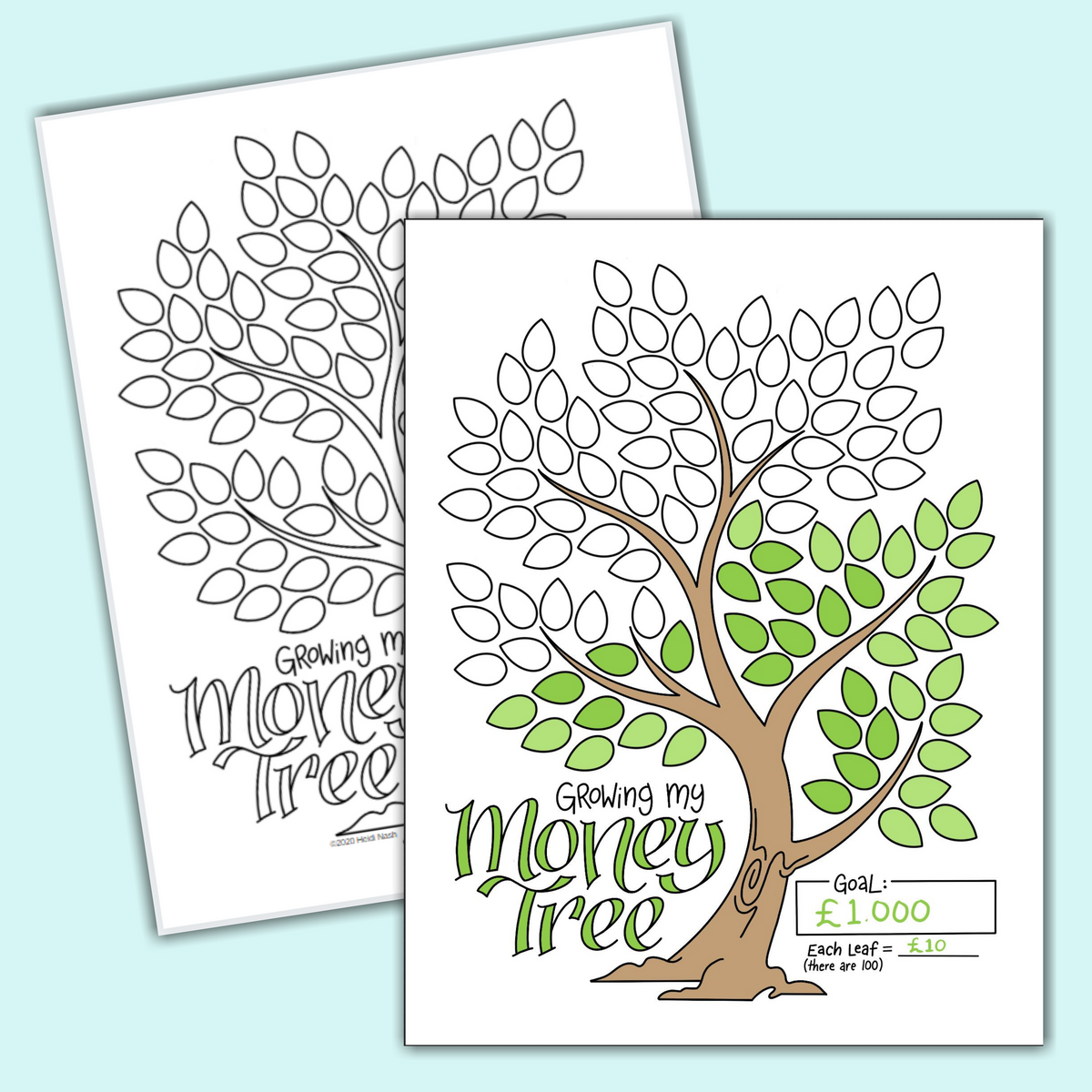 Money Tree Tracking Chart – Debt Free Charts
