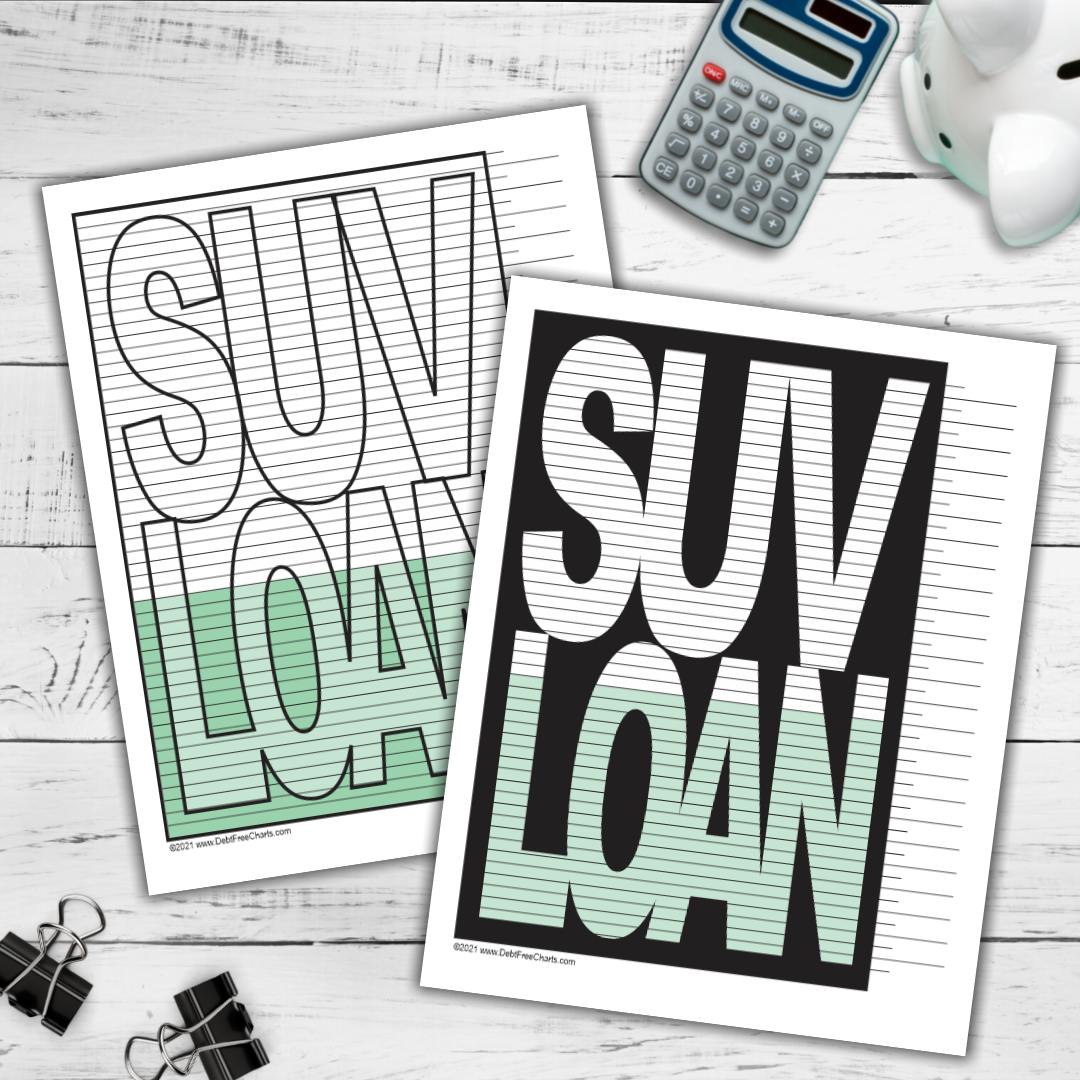 Car Loan Payoff Chart – Debt Free Charts